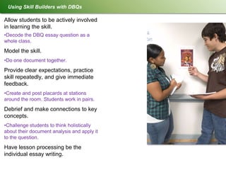 Tci Webinar Documents and DBQs | PPTX