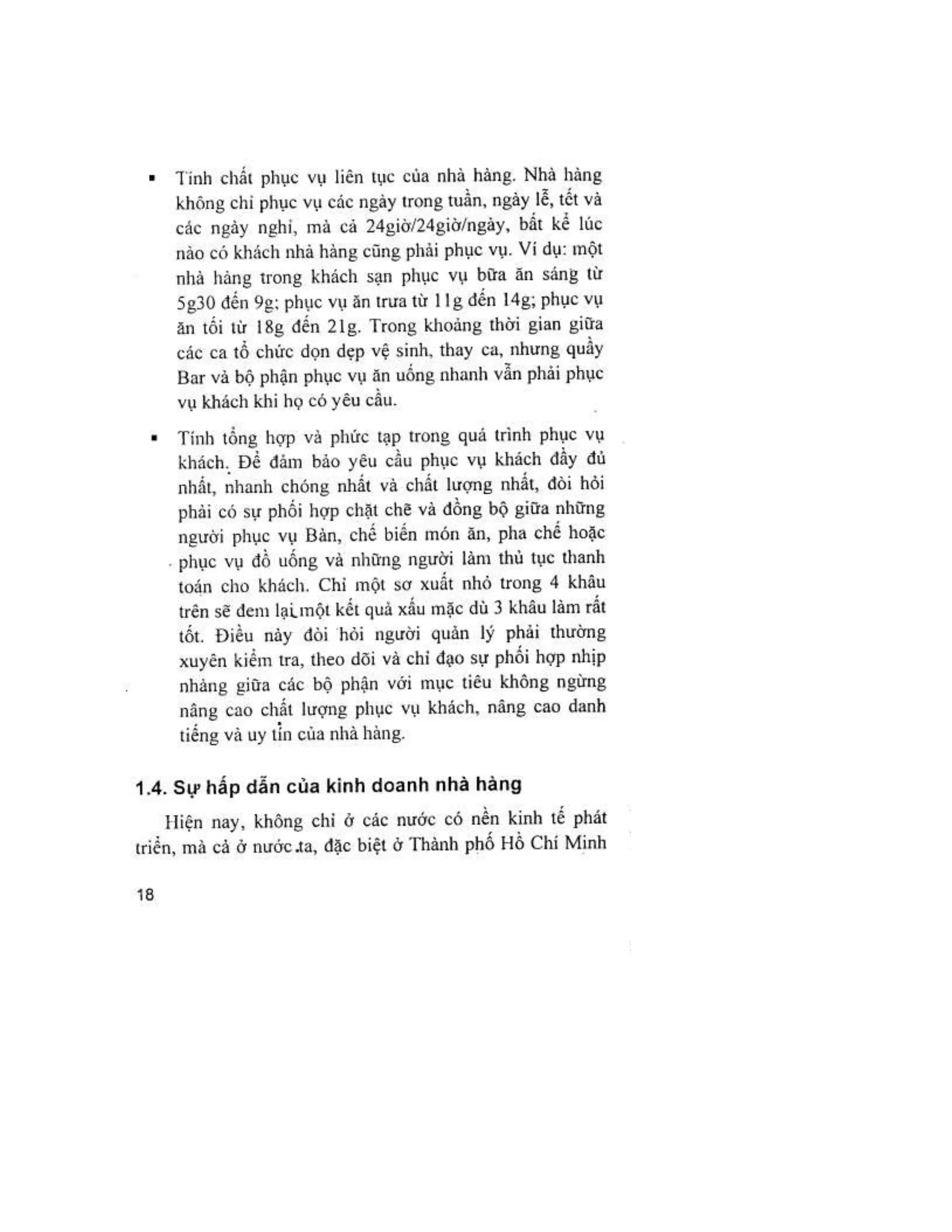 Tổ chức kinh doanh nhà hàng - PGS.TS Trịnh Xuân Dũng | PDF