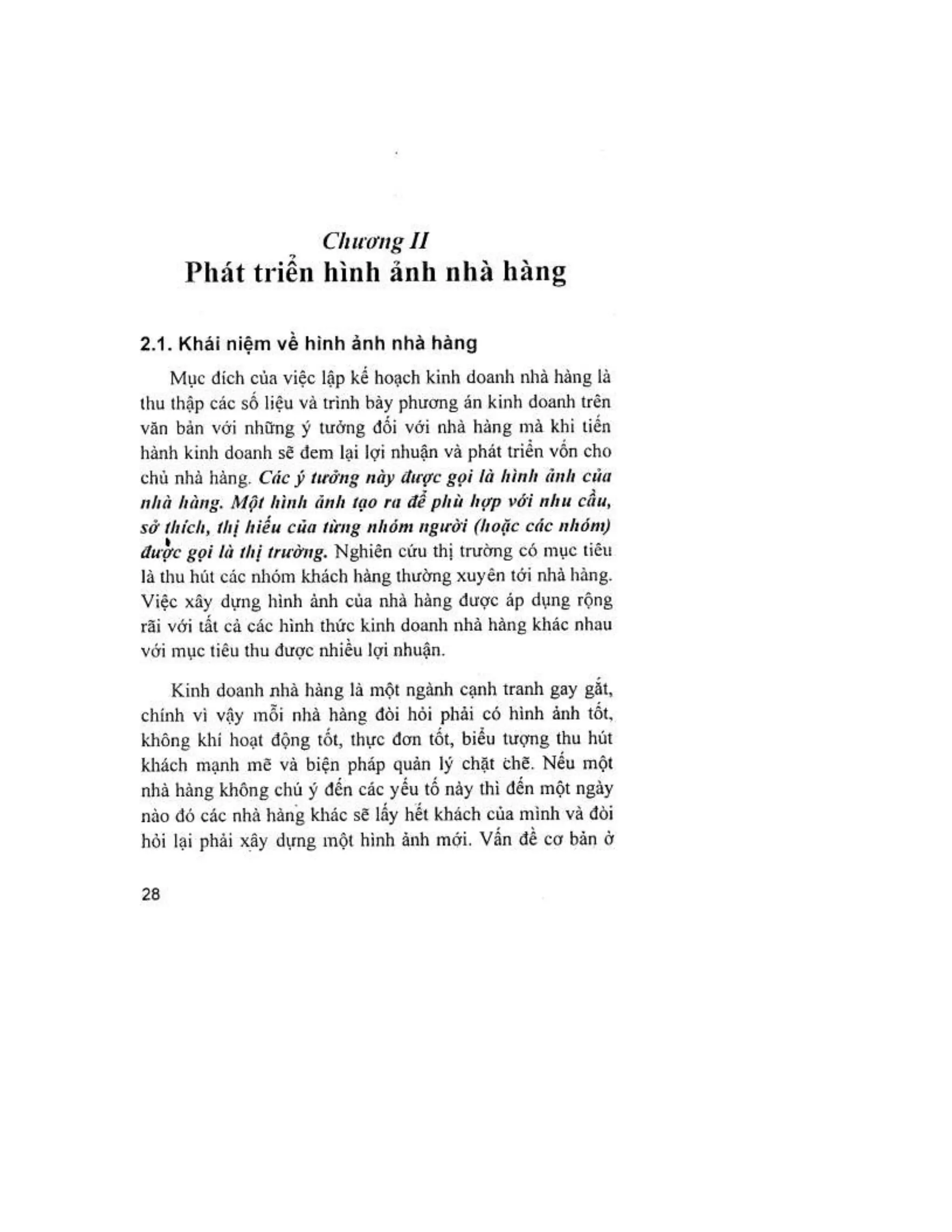 Tổ chức kinh doanh nhà hàng - PGS.TS Trịnh Xuân Dũng | PDF