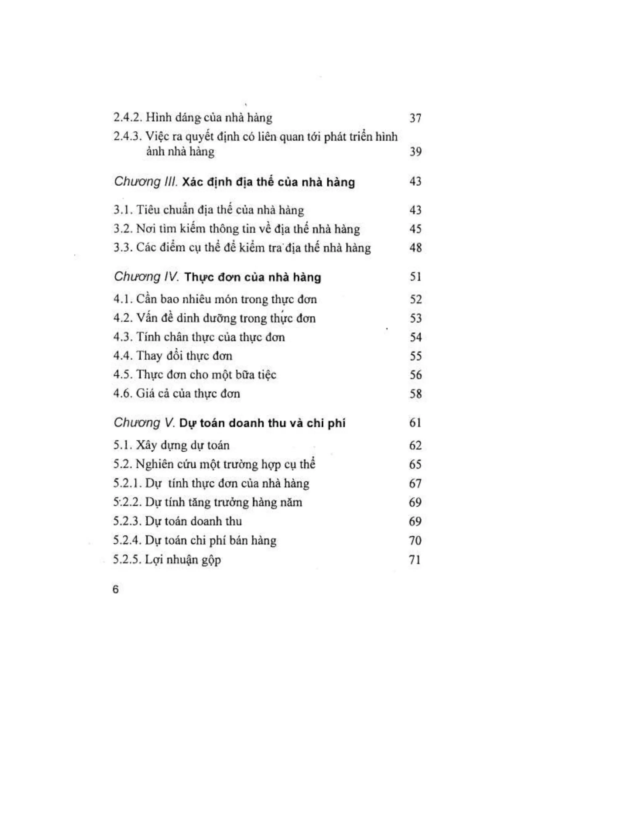 Tổ chức kinh doanh nhà hàng - PGS.TS Trịnh Xuân Dũng | PDF