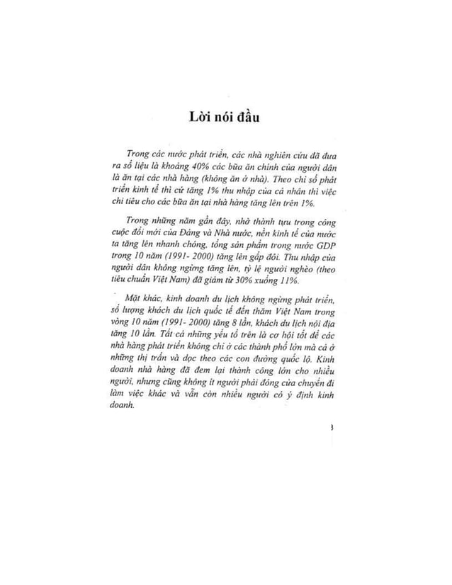 Tổ chức kinh doanh nhà hàng - PGS.TS Trịnh Xuân Dũng | PDF