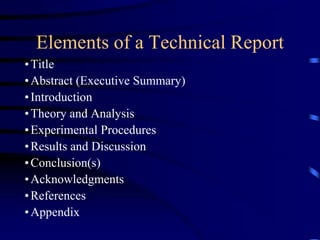 TC LAB Technical Writing PPT.ppt | Chemistry | Science