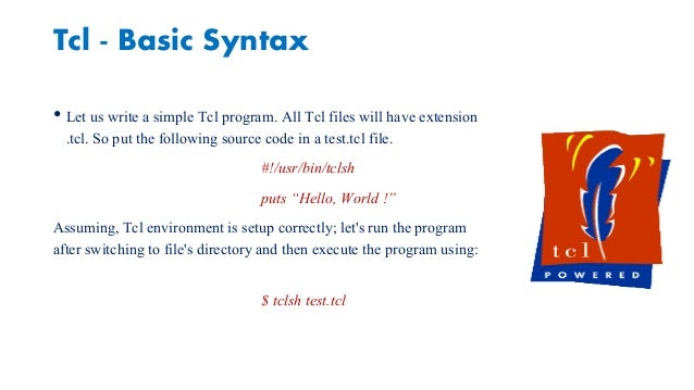 Tcl Programming Assignment Help