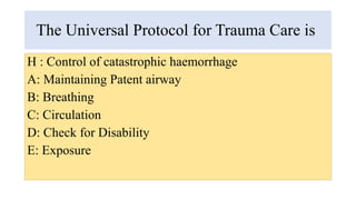 TCLS.pptx trauma care life support to be learnt by every emergency care ...