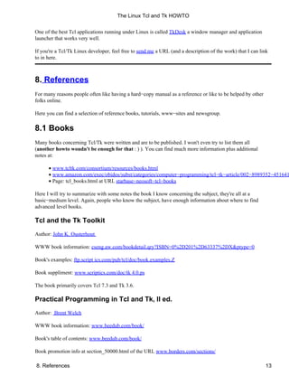 Tcl tk howto | PDF