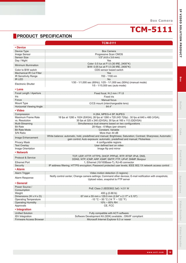 Tcm 5111 ds-120326 | PDF