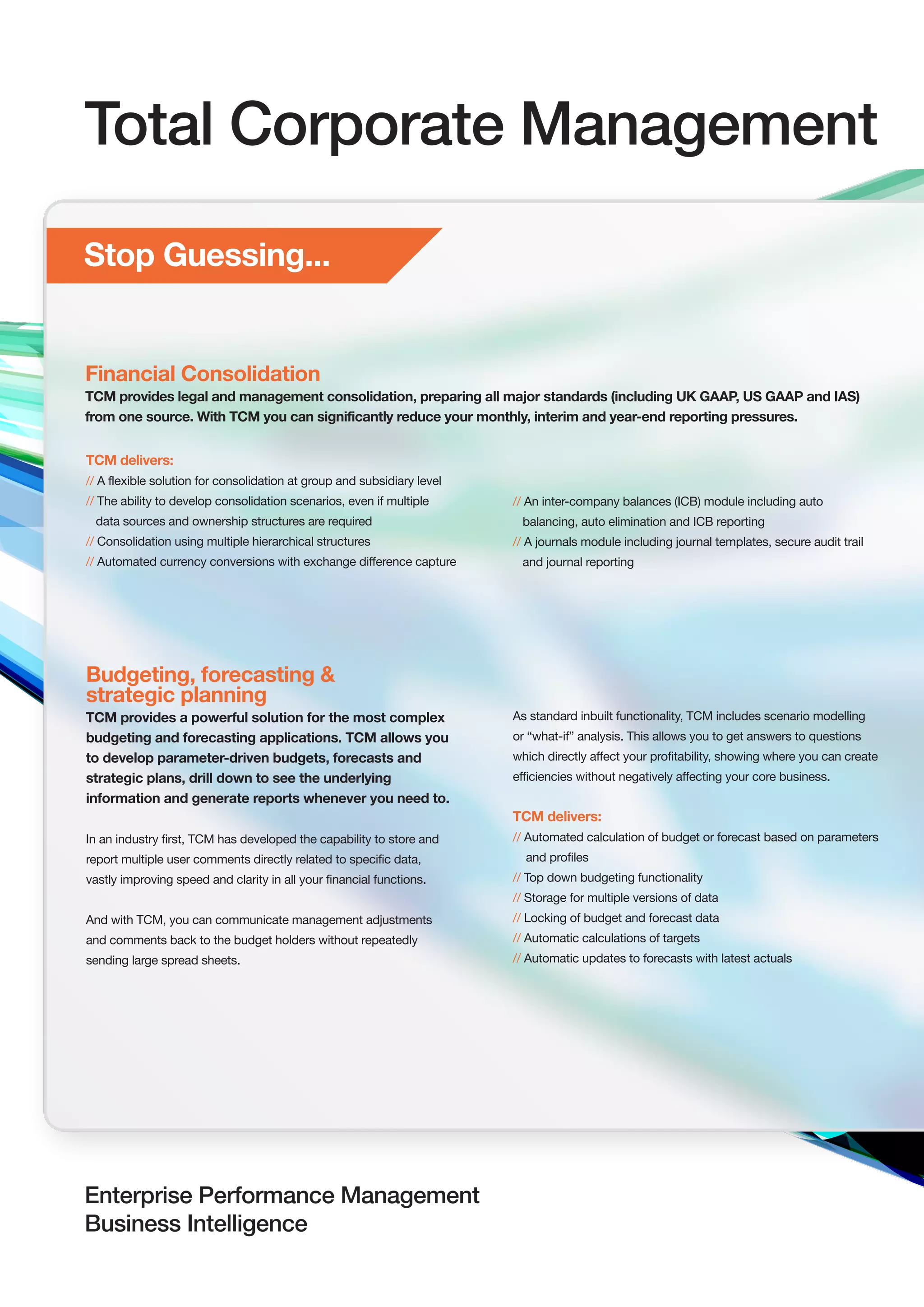 TCM introductory brochure | PDF