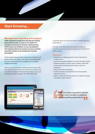 TCM introductory brochure | PDF