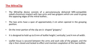 Transcatheter therapy for Mitral Regurgitation (MR) | PPTX