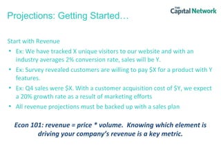 Calculate Financial Projections for Investment Presentations | PDF