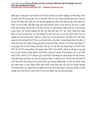 TÁC ĐỘNG CỦA CÁC HIỆP ĐỊNH THƯƠNG MẠI TỰ DO ĐỐI VỚI NỀN KINH TẾ VIỆT NAM | DOCX