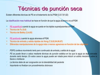 Técnica de punción seca | PPT