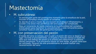 Técnica quirúrgica en mastectomía.pptx