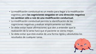 Técnicas conductuales - Aaron Beck - Psicologia | PPTX | Physical ...