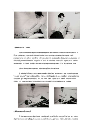 Técnicas de cinesioterapia respiratória | DOCX