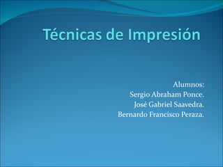 Técnicas de impresion lineatura | PPT