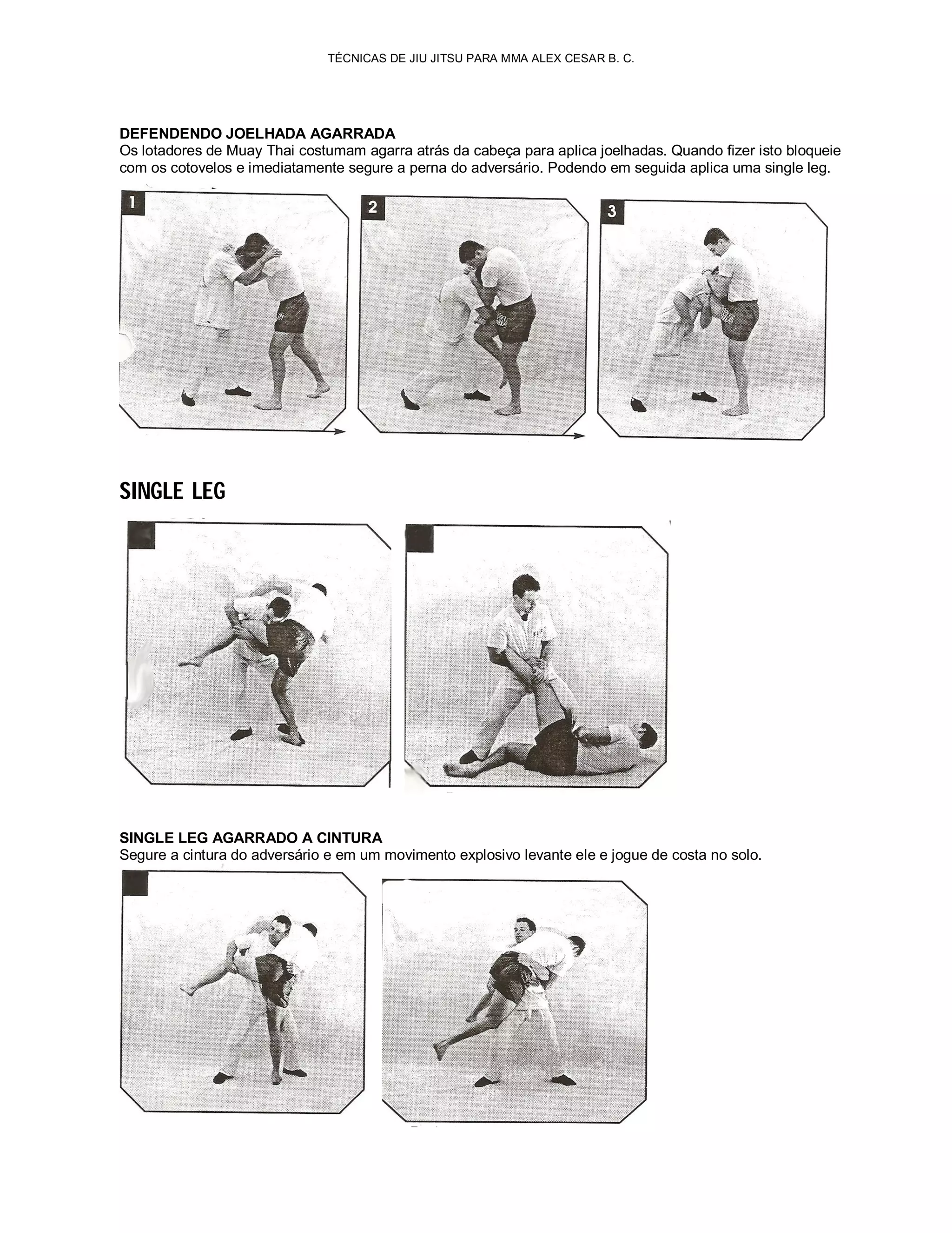 Técnicas de jiu jitsu para mma | PDF