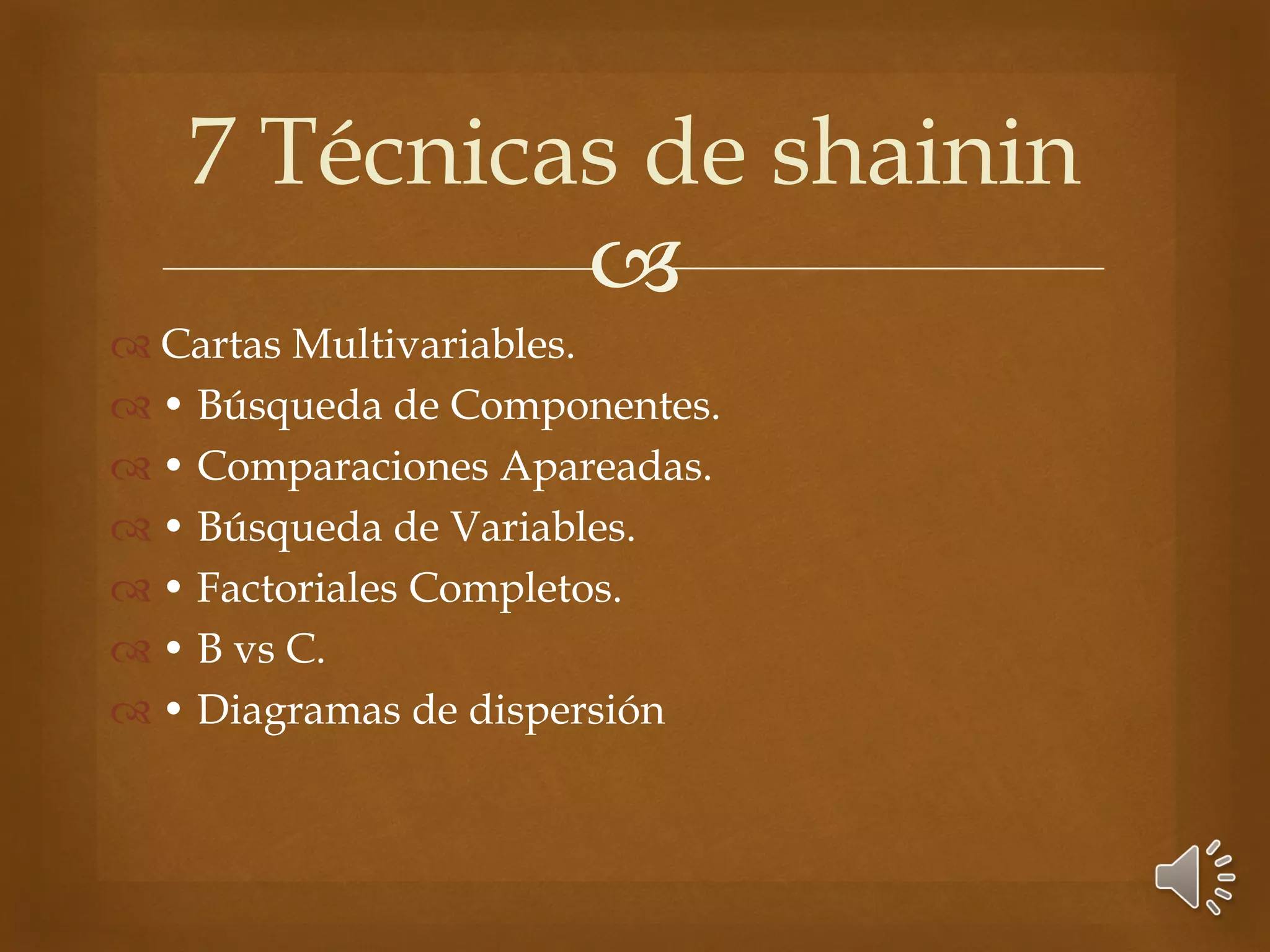 Adela Mendoza Equipo 3 Técnicas de shainin | PDF