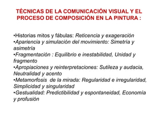 Técnicas visuales | PPTX