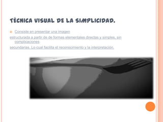 Técnicas visuales | PPTX