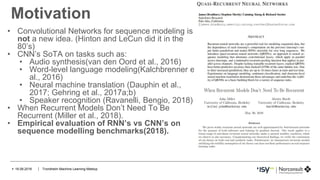 Temporal Convolutional Networks - Dethroning RNN's for sequence ...
