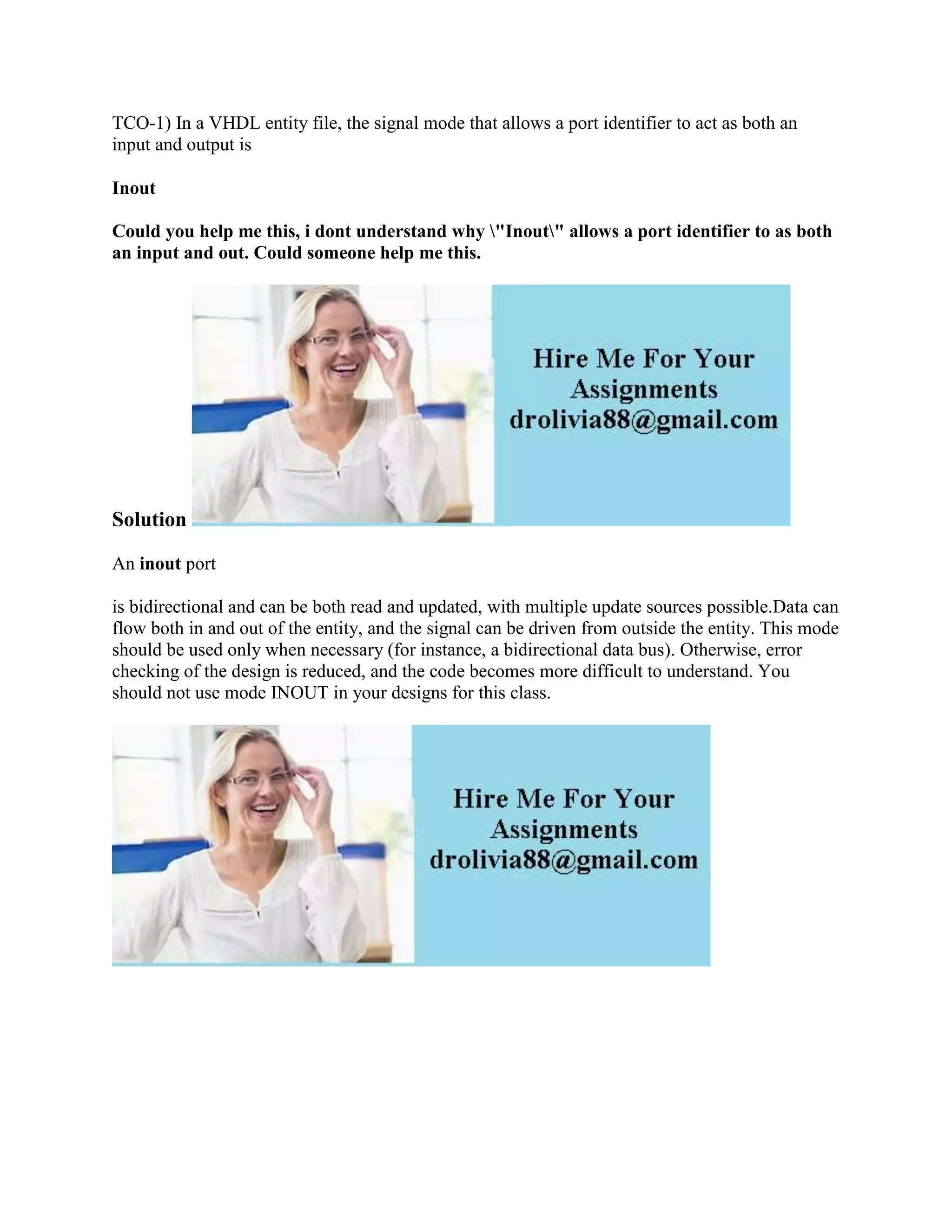 TCO-1) In a VHDL entity file- the signal mode that allows a port ident.docx