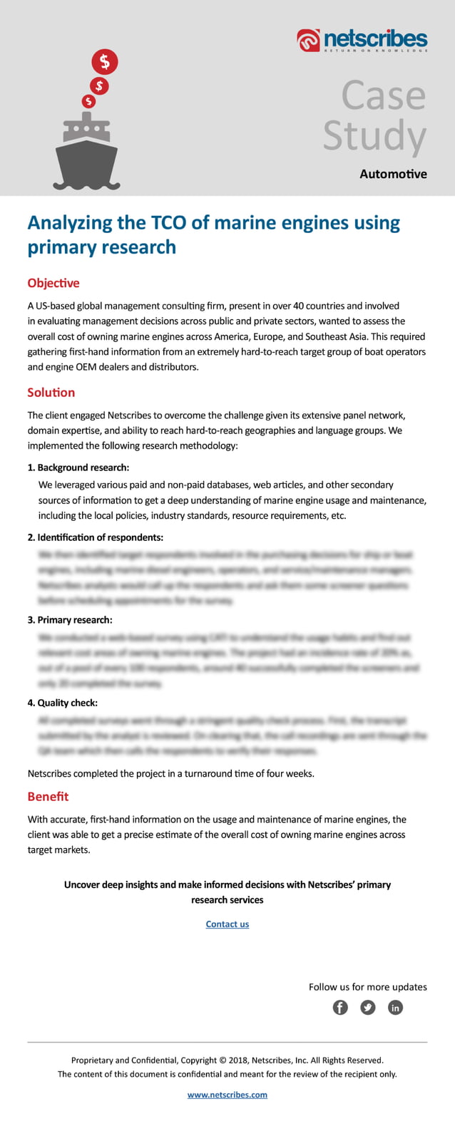 Analyzing the TCO of marine engines through primary research | PDF