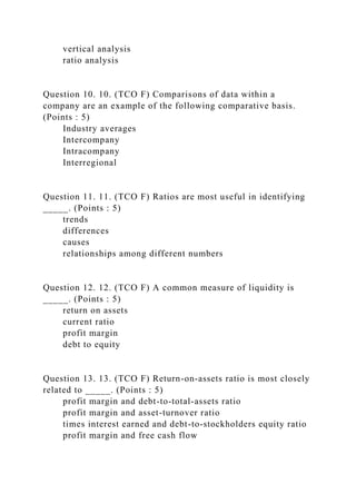 (TCO A) Which one of the following is an advantage of corporatio.docx