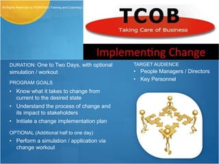 Taking Care of Business (TCOB) - Training & Consulting Solutions for ...