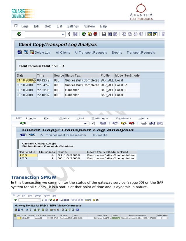 T codes sap-basis-training | PDF