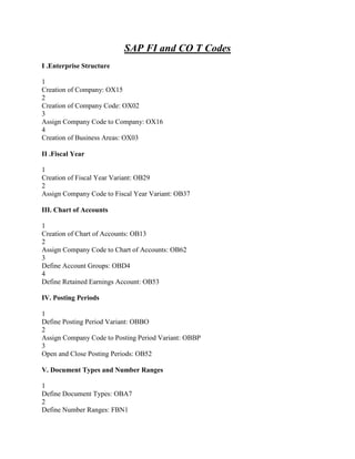 SAP TCode Cheat Sheet Includes A Large List Of The Most, 40% OFF