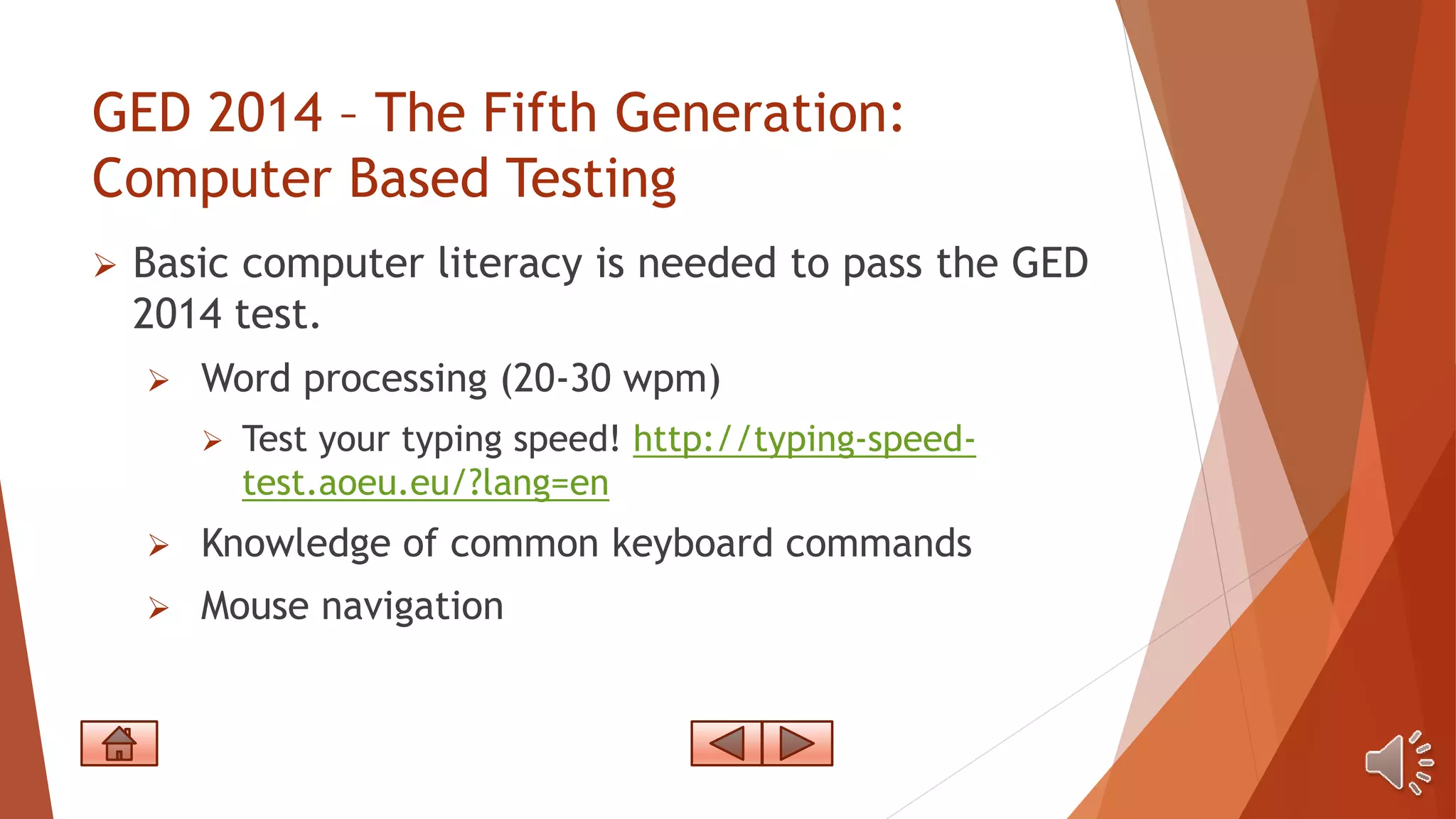 Understanding the GED 2014 | PPTX