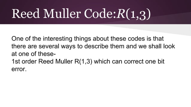 T Com Presentation Error Correcting Code Pptx Programming