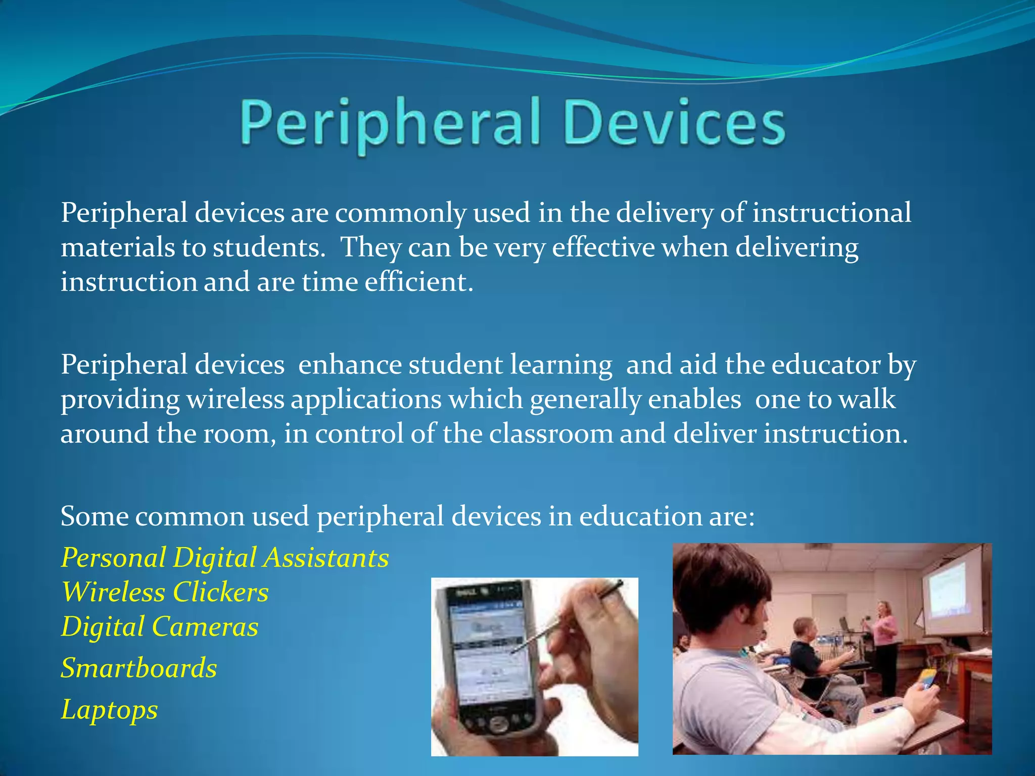 Technology in the K-12 classroom | PPTX | Computer Peripherals | Computing