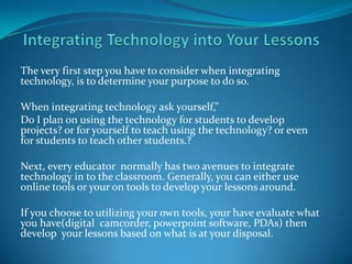 Technology in the K-12 classroom | PPTX | Computer Peripherals | Computing