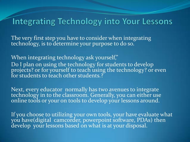 Technology in the K-12 classroom | PPTX | Computer Peripherals | Computing