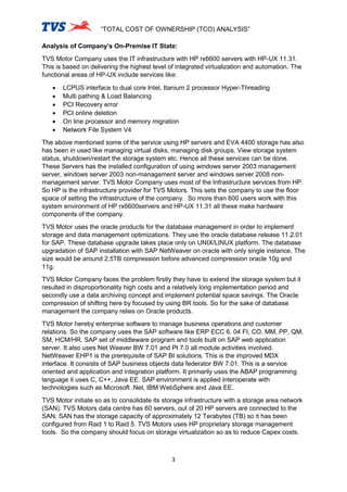 Total Cost Of Ownership Analysis | PDF