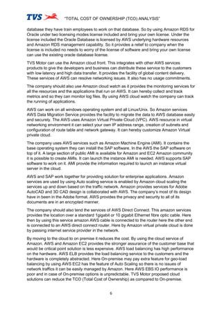 Total Cost Of Ownership Analysis | PDF