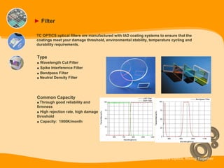 Tc optics co.,l td. company introduction | PPT