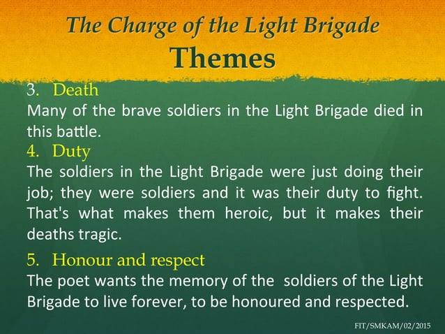 The Charge of the Light Brigade Form 4 2015 pdf
