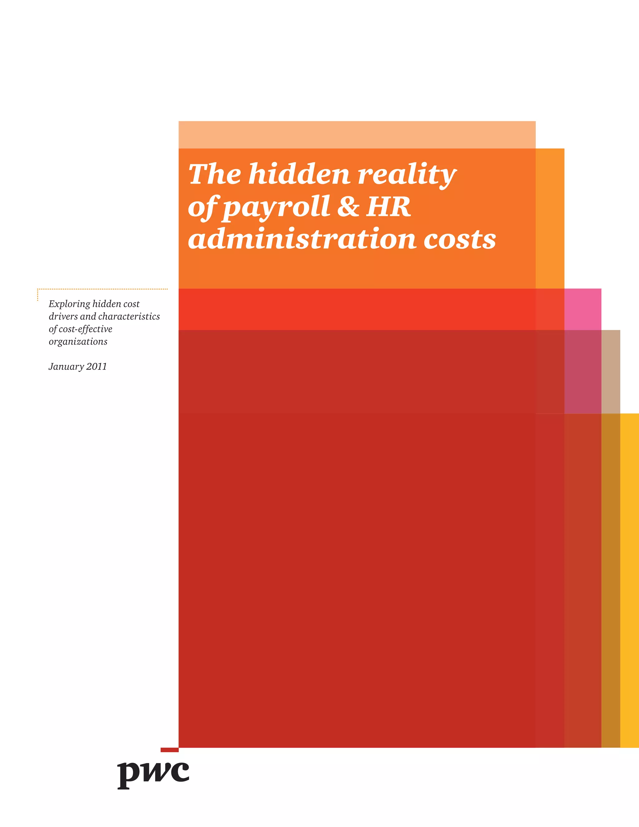 PWC 2011 TCO Whitepaper | PDF | Business Administration | Business