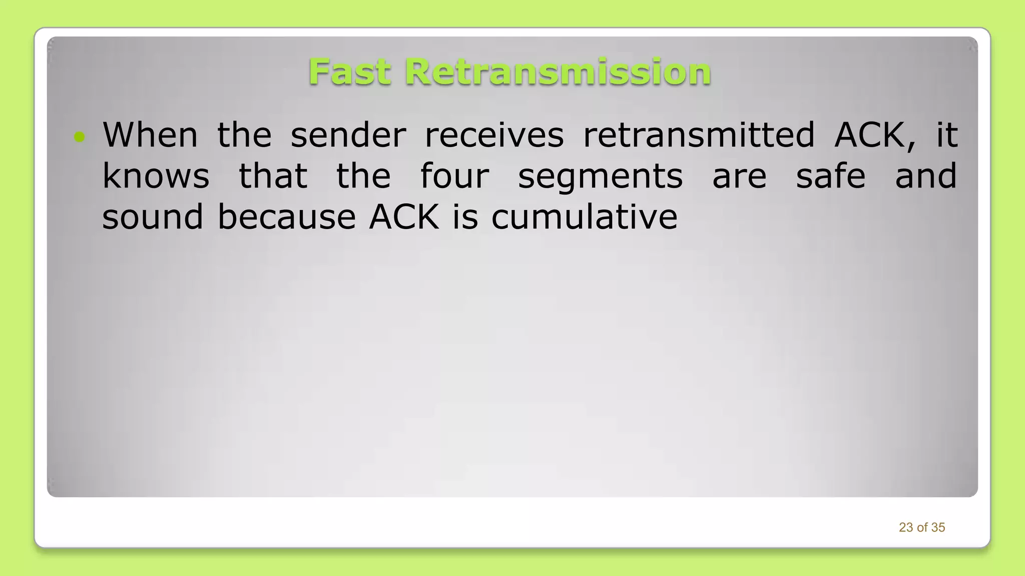 Transmission Control Protocol (TCP) | PPTX Transmission Control Protocol (TCP) | PPTX
