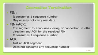 Transmission Control Protocol (TCP) | PPTX
