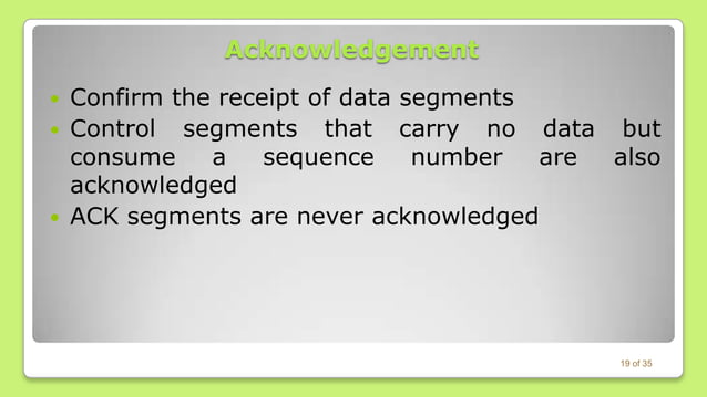 Transmission Control Protocol (TCP) | PPTX