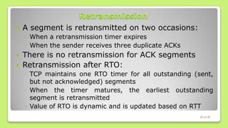 Transmission Control Protocol (TCP) | PPTX