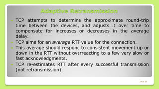 Transmission Control Protocol (TCP) | PPTX