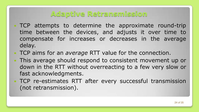 Transmission Control Protocol (TCP) | PPTX
