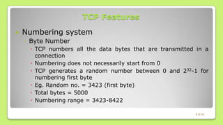 Transmission Control Protocol (TCP) | PPTX