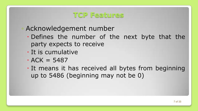 Transmission Control Protocol (TCP) | PPTX