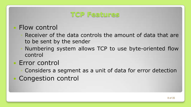 Transmission Control Protocol (TCP) | PPTX